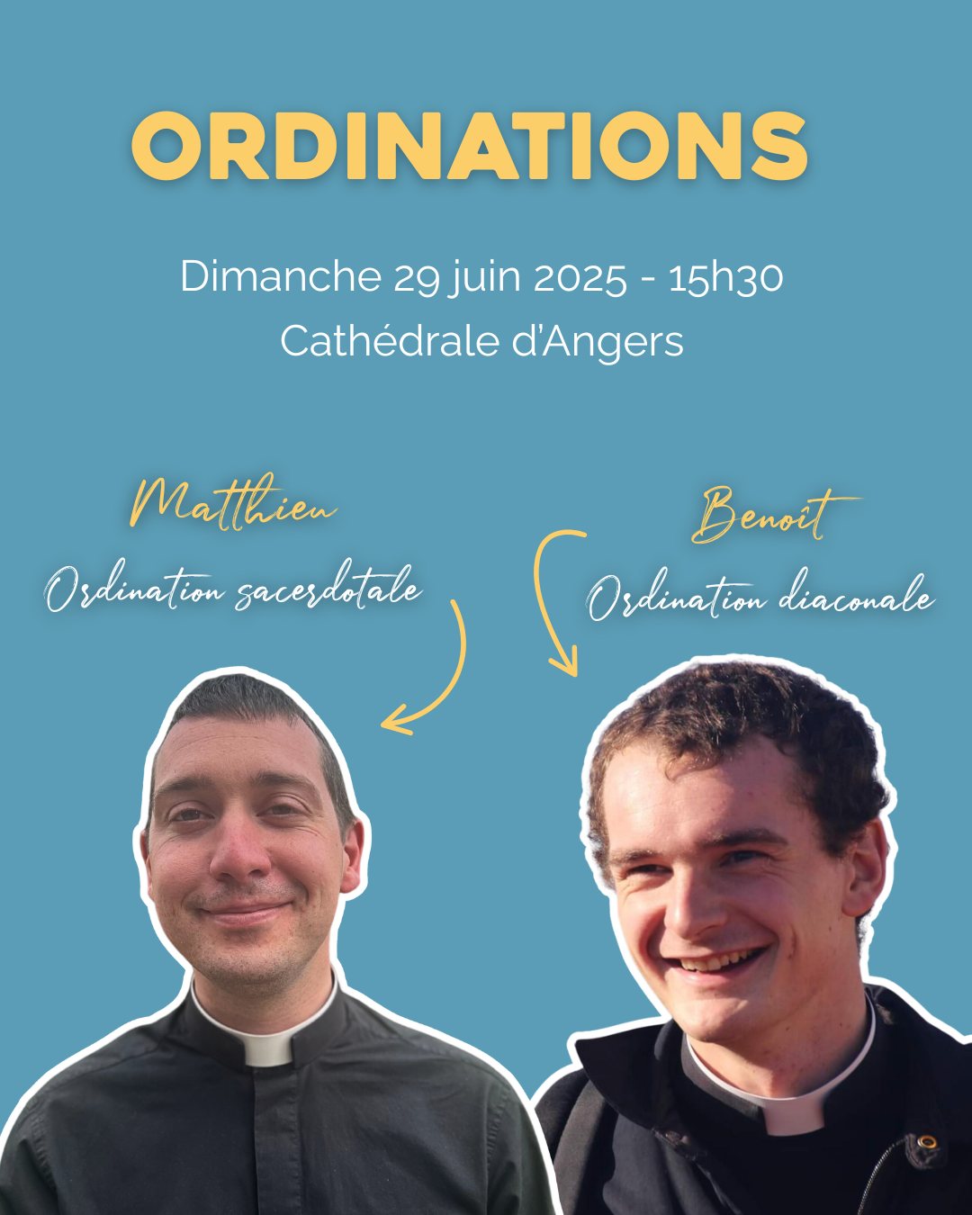 Ordination sacerdotale et diaconale - Paroisse Saint-Lazare-Saint-Nicolas